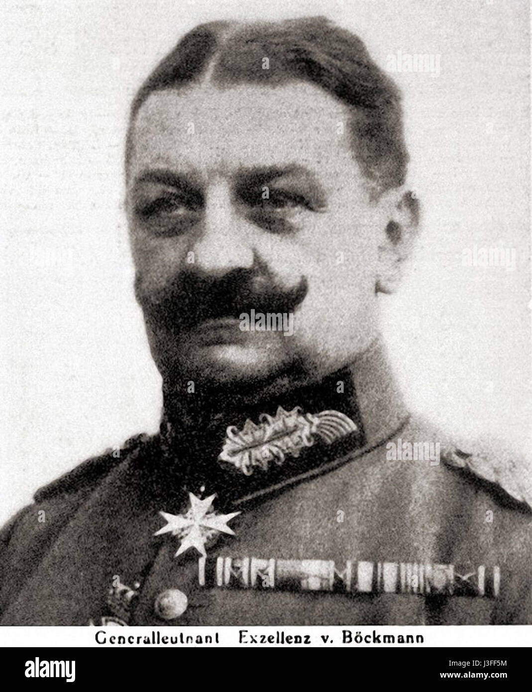 Generalleutnant Alfred Von Boeckmann was a high-ranking military ...