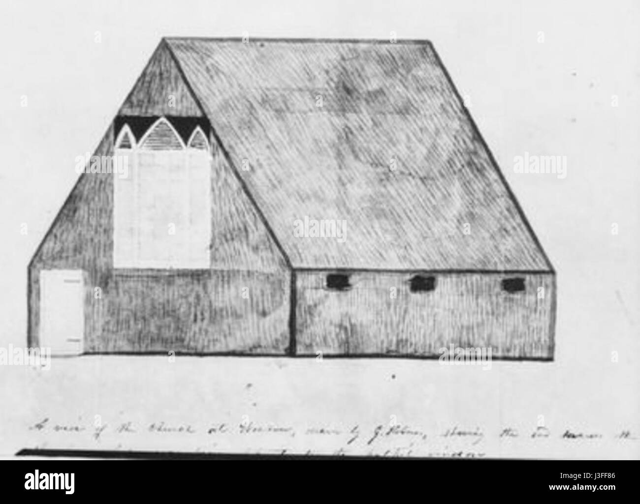 The First Grass Church at Kawaiahao, located in Honolulu, Hawaii, was ...