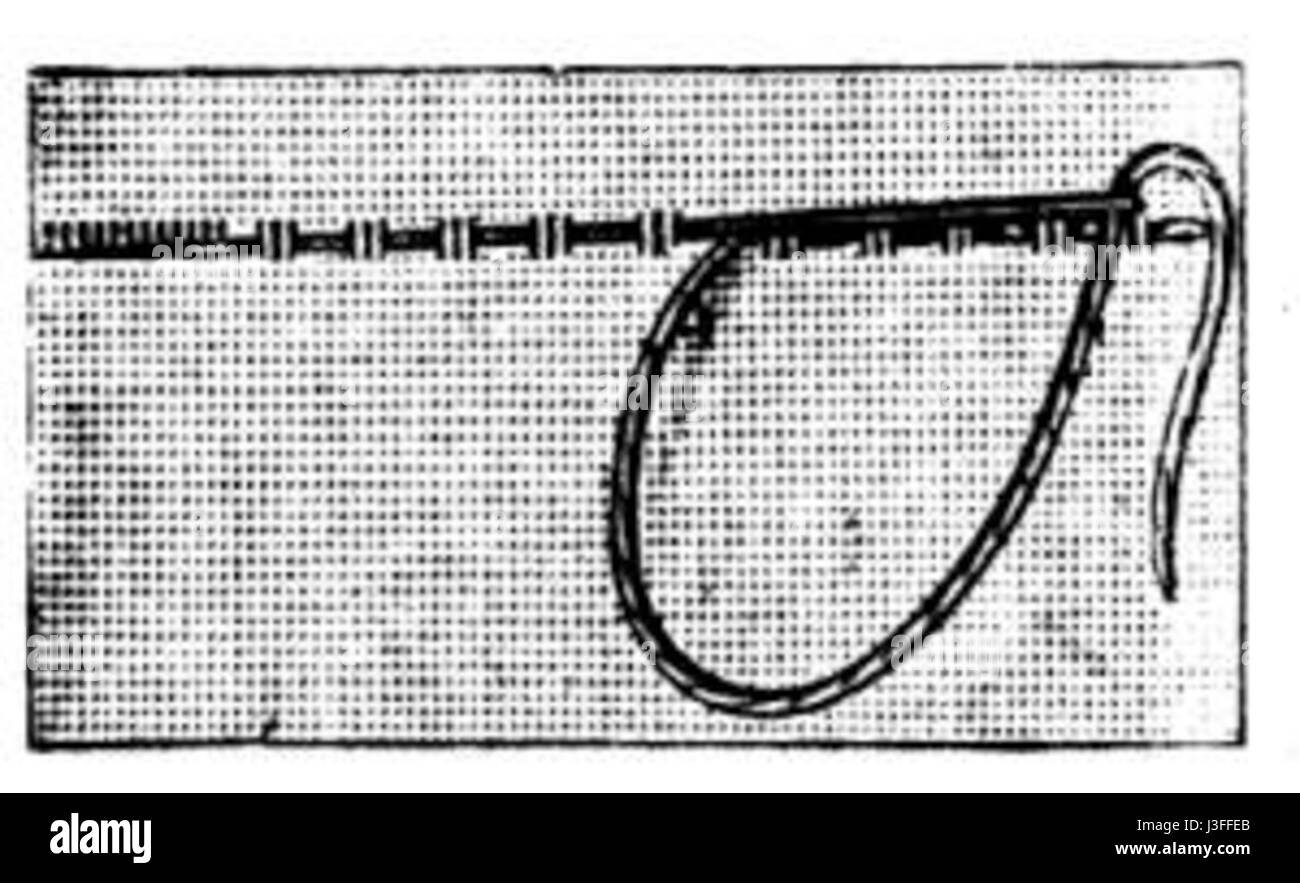 This image represents a visual depiction of a running stitch, a basic ...