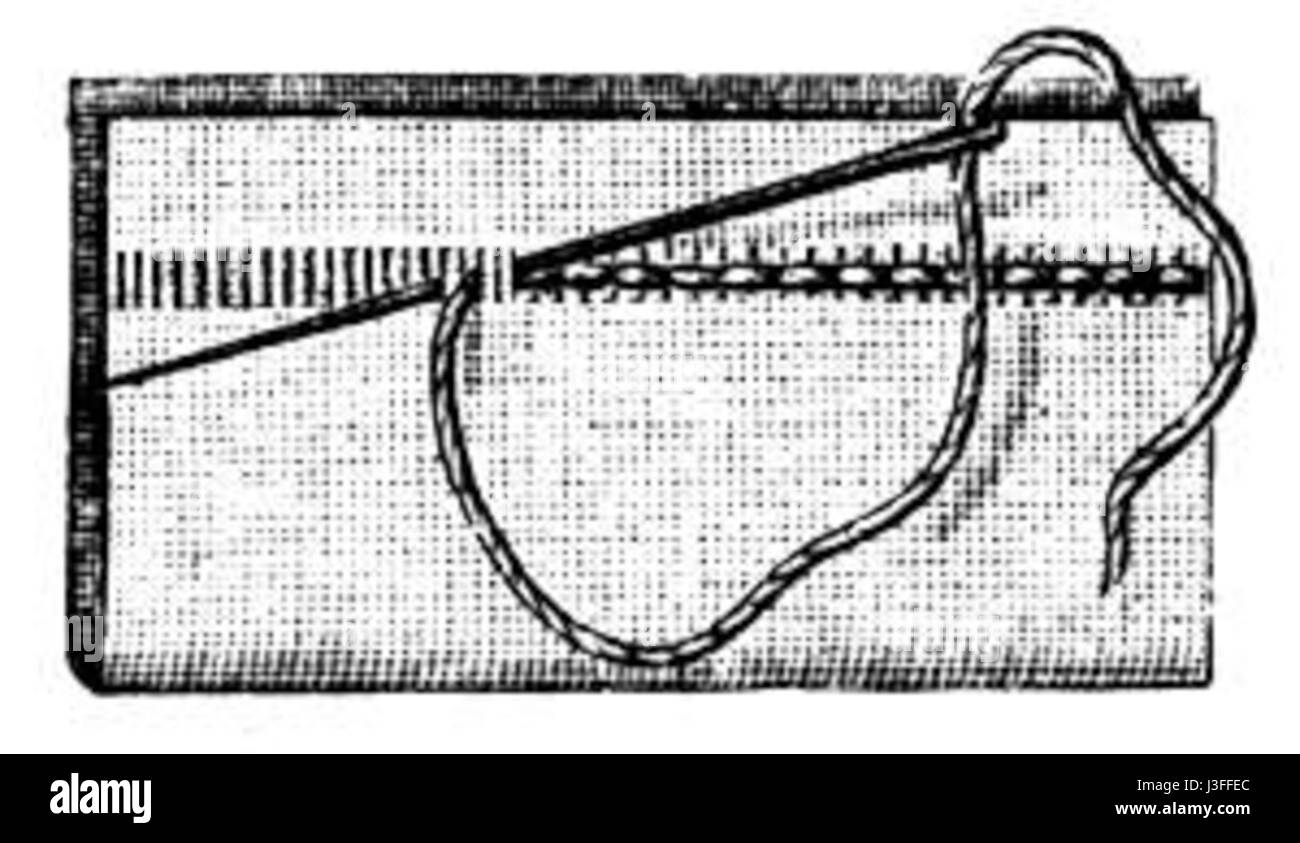 Figure 6 depicts the detailed stitching process used in fabric crafting ...