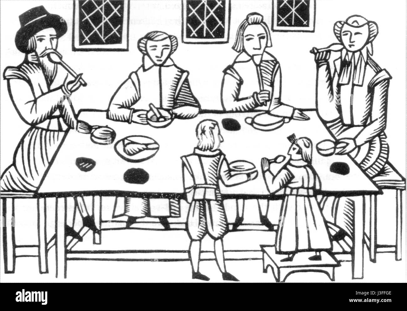 Dining map Black and White Stock Photos & Images - Alamy