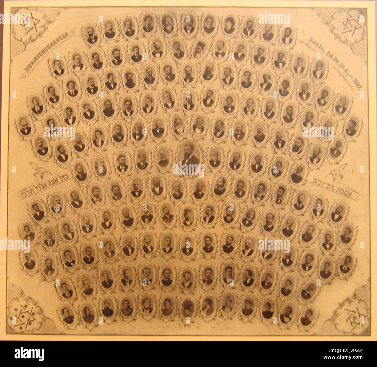 The First World Zionist Congress, held in 1897 in Basel, Switzerland ...