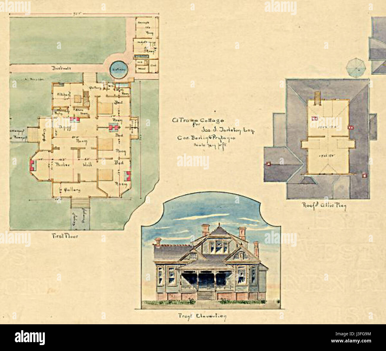 Freret Tarleton House Stock Photo - Alamy