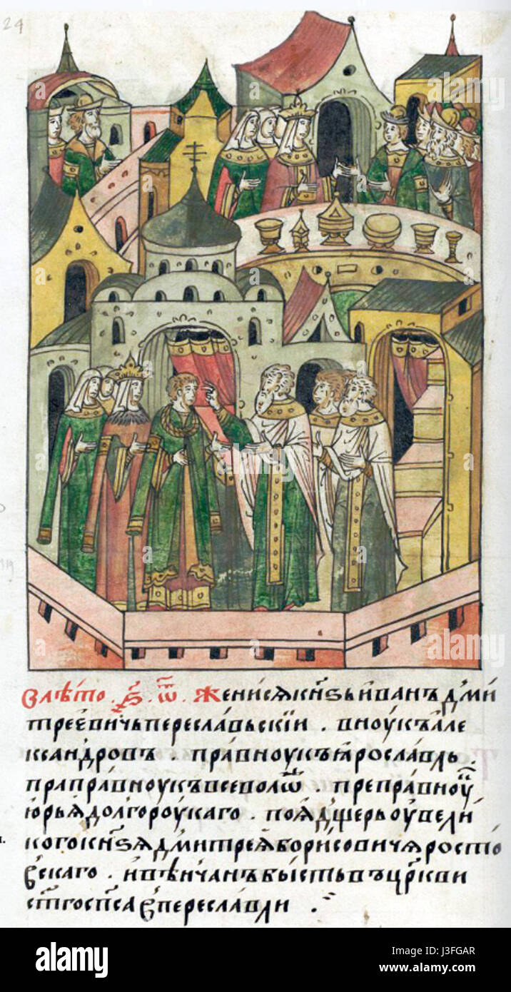 The 'Facial Chronicle' is a medieval Russian historical text that ...