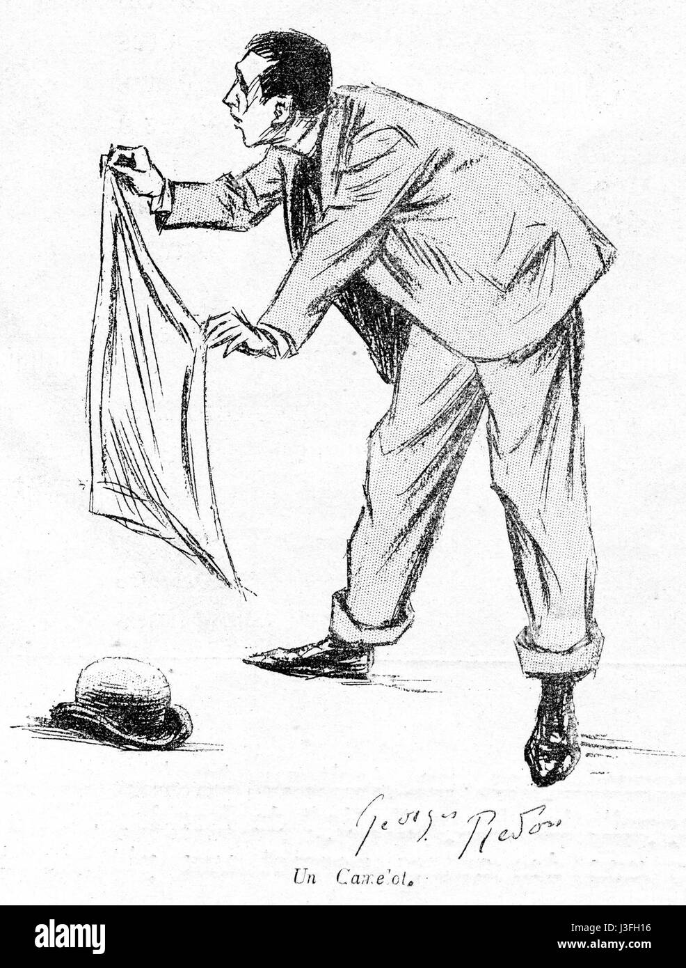 G. Redon (Paris en plein air, BUC, 1897) 05.Un Camelot Stock Photo - Alamy