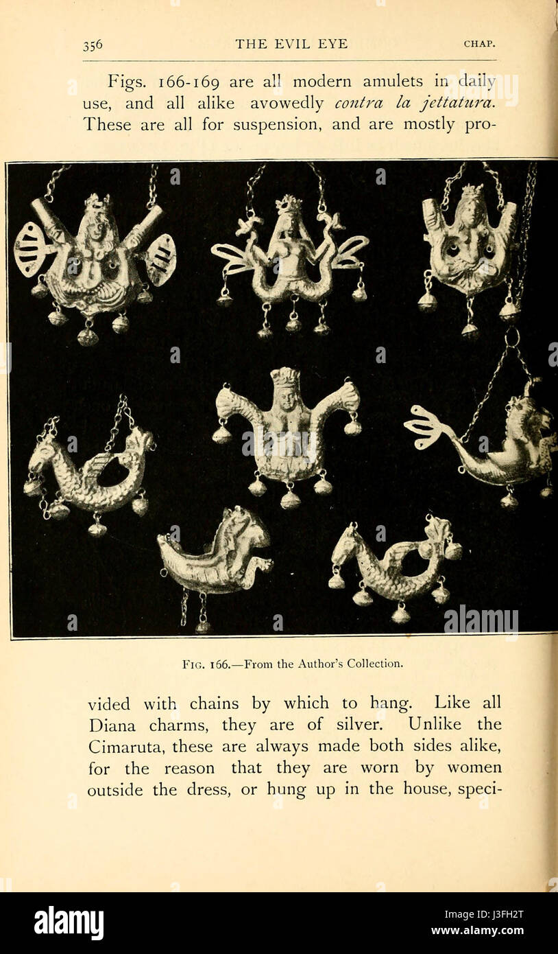This image is an illustration from 'The Evil Eye' by Elworthy ...