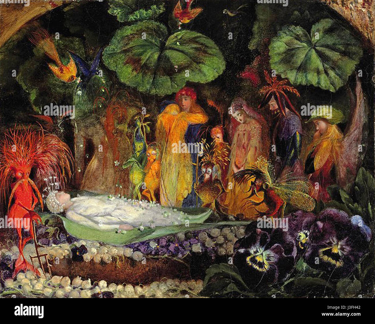 Fitzgerald, Death of the fairy Stock Photo - Alamy