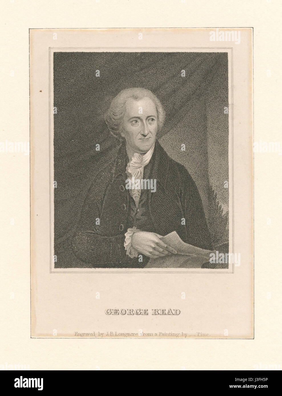 This is an image of George Read, a prominent historical figure from ...
