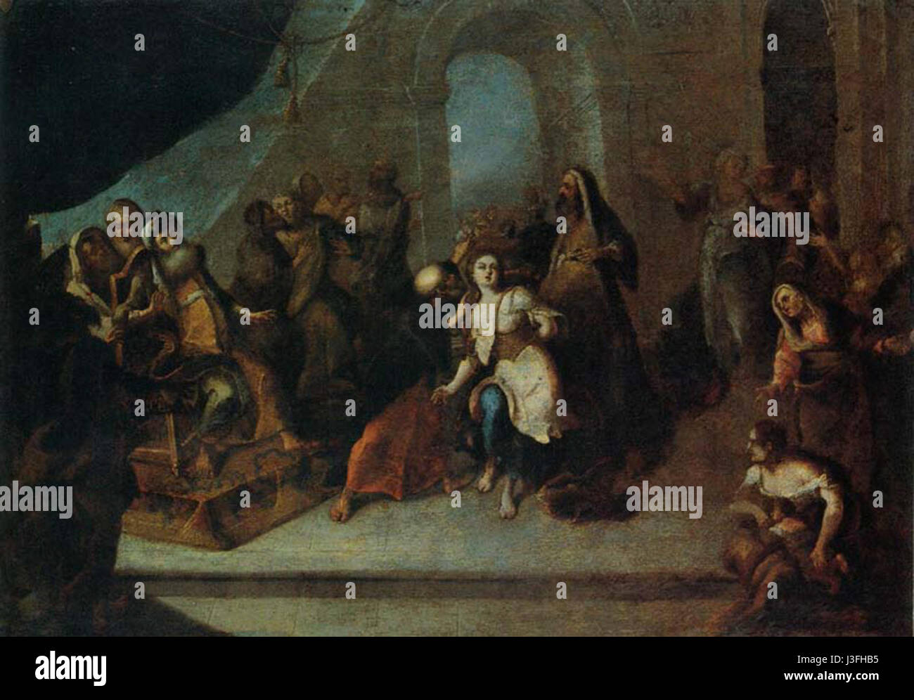 The painting *Susanna and the Elders* by Frans Francken the Younger ...