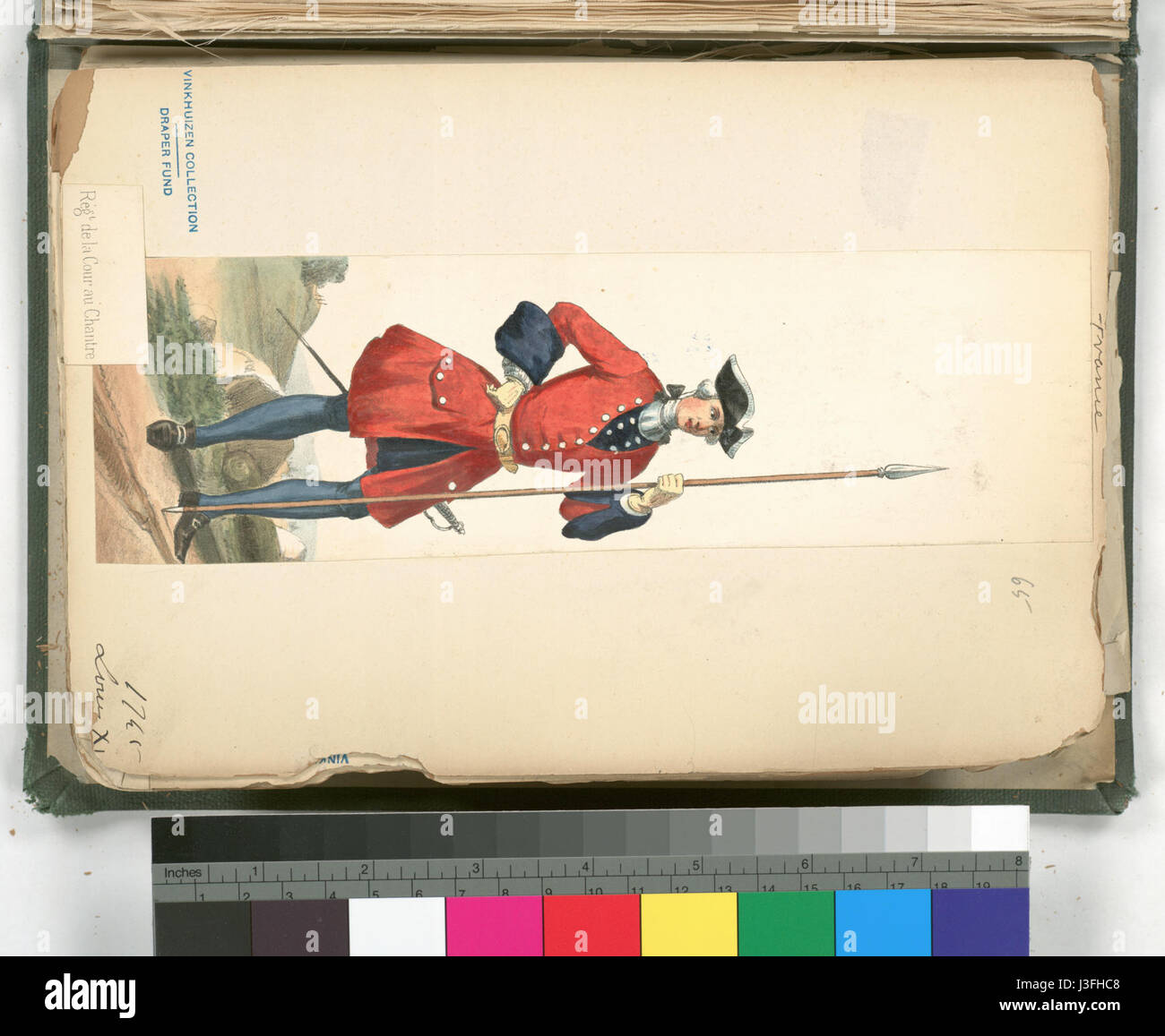 This image depicts Louis XV of France, taken from a period between 1740 ...