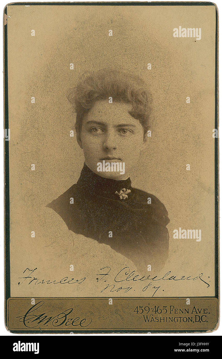 Frances cleveland hi-res stock photography and images - Alamy