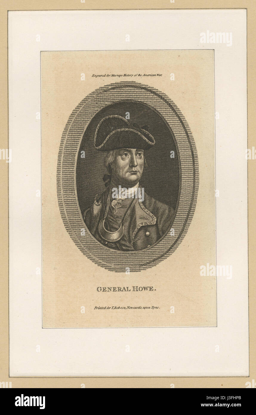 General Howe refers to a prominent British military leader during the ...