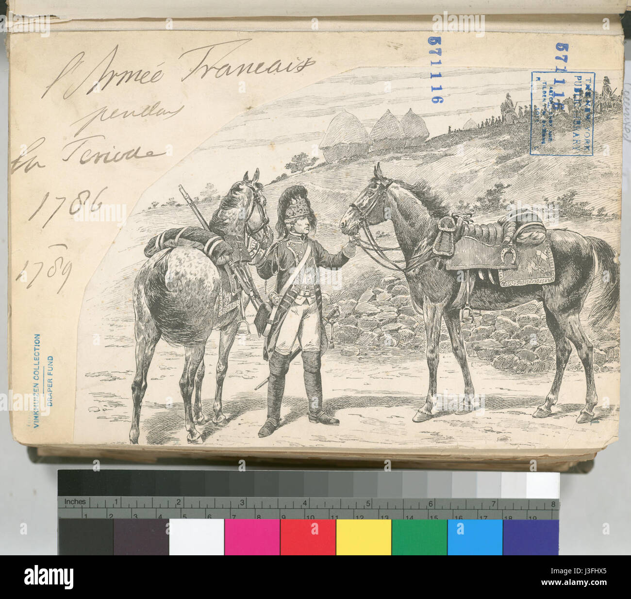 This historical document from France, dated 1786-1789, covers the ...