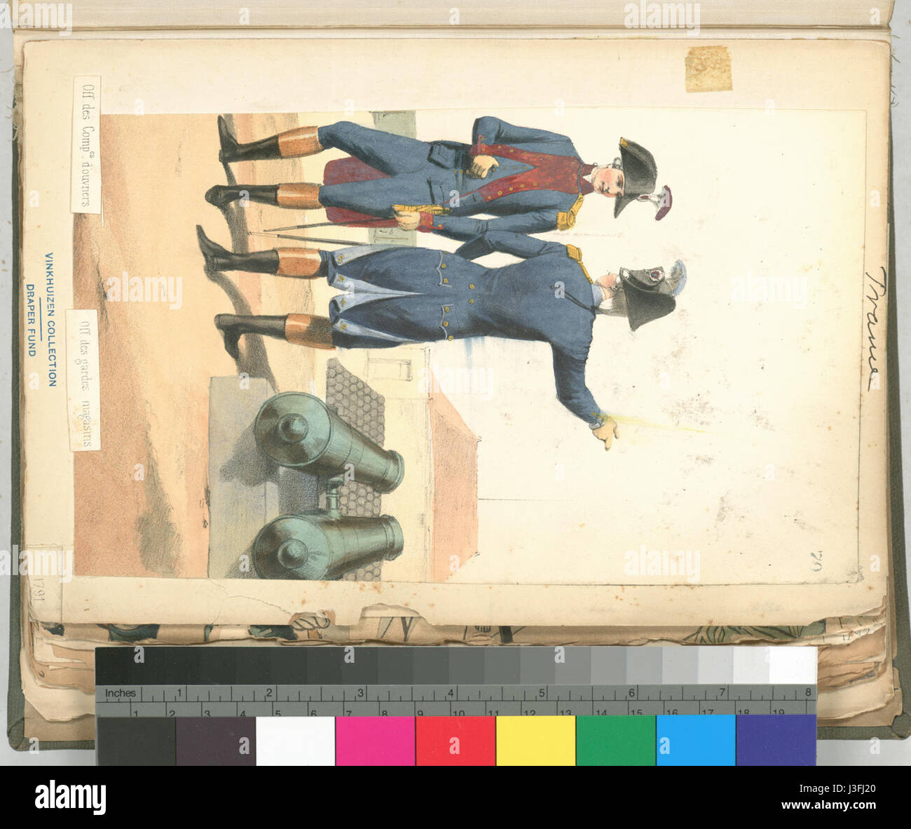 Historical document or artwork from France in the years 1791 and 1792 ...