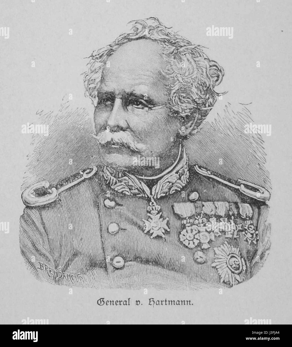 General von Hartmann Stock Photo - Alamy