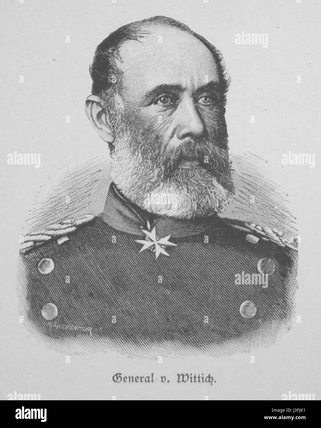 General von Wittich Stock Photo - Alamy