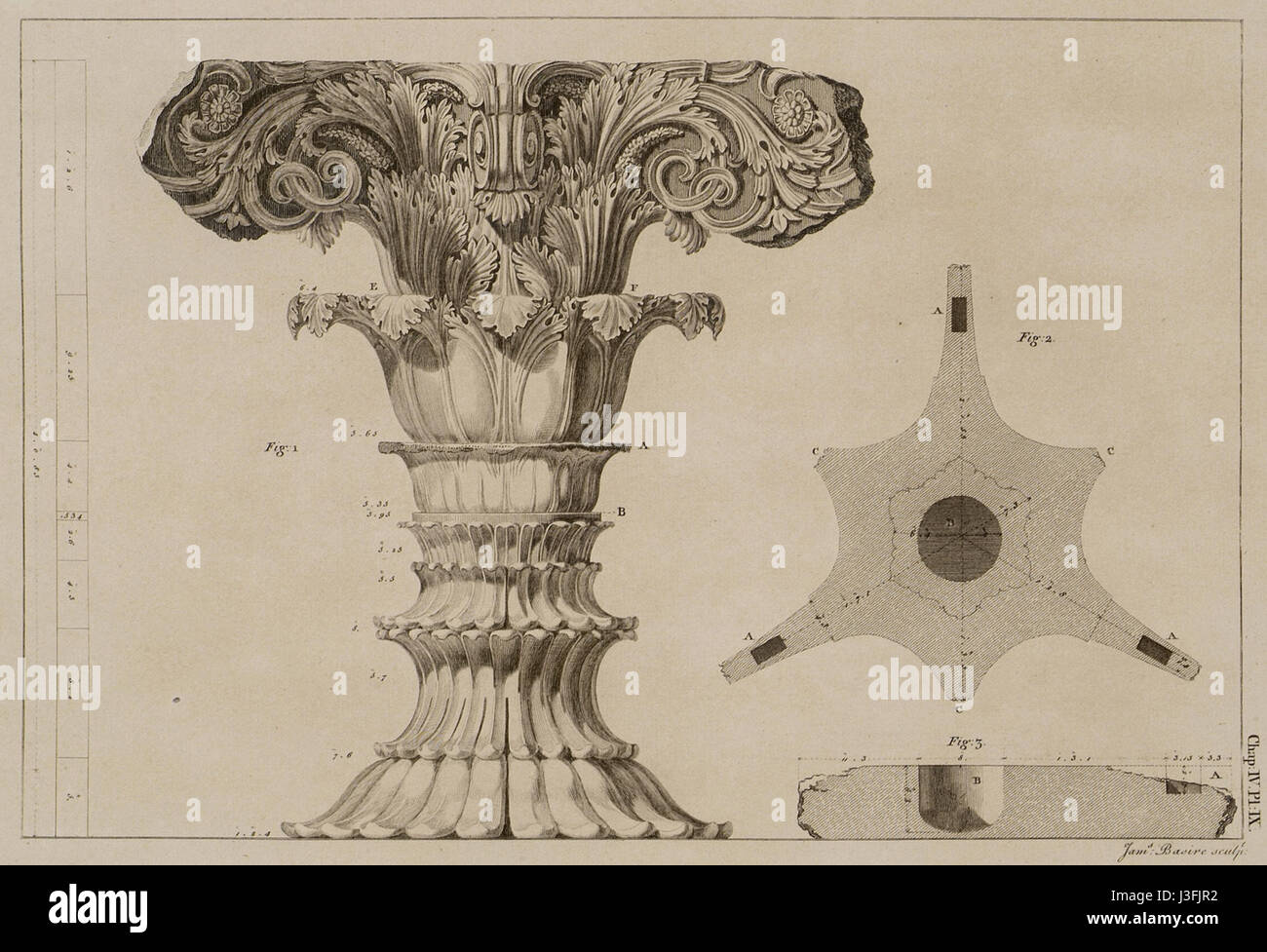 Fig 1 The flower on the top of the tholus or cupola Fig 2 The plan of ...
