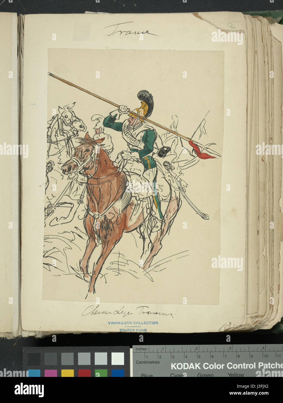 A historical map of France in 1812, depicting the political and ...