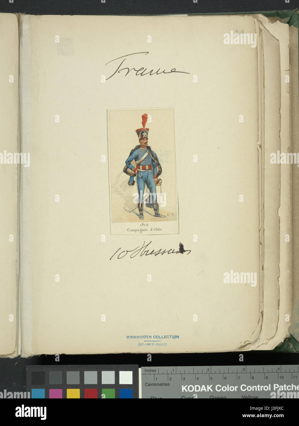 An illustration of France in 1812, offering a visual representation of ...
