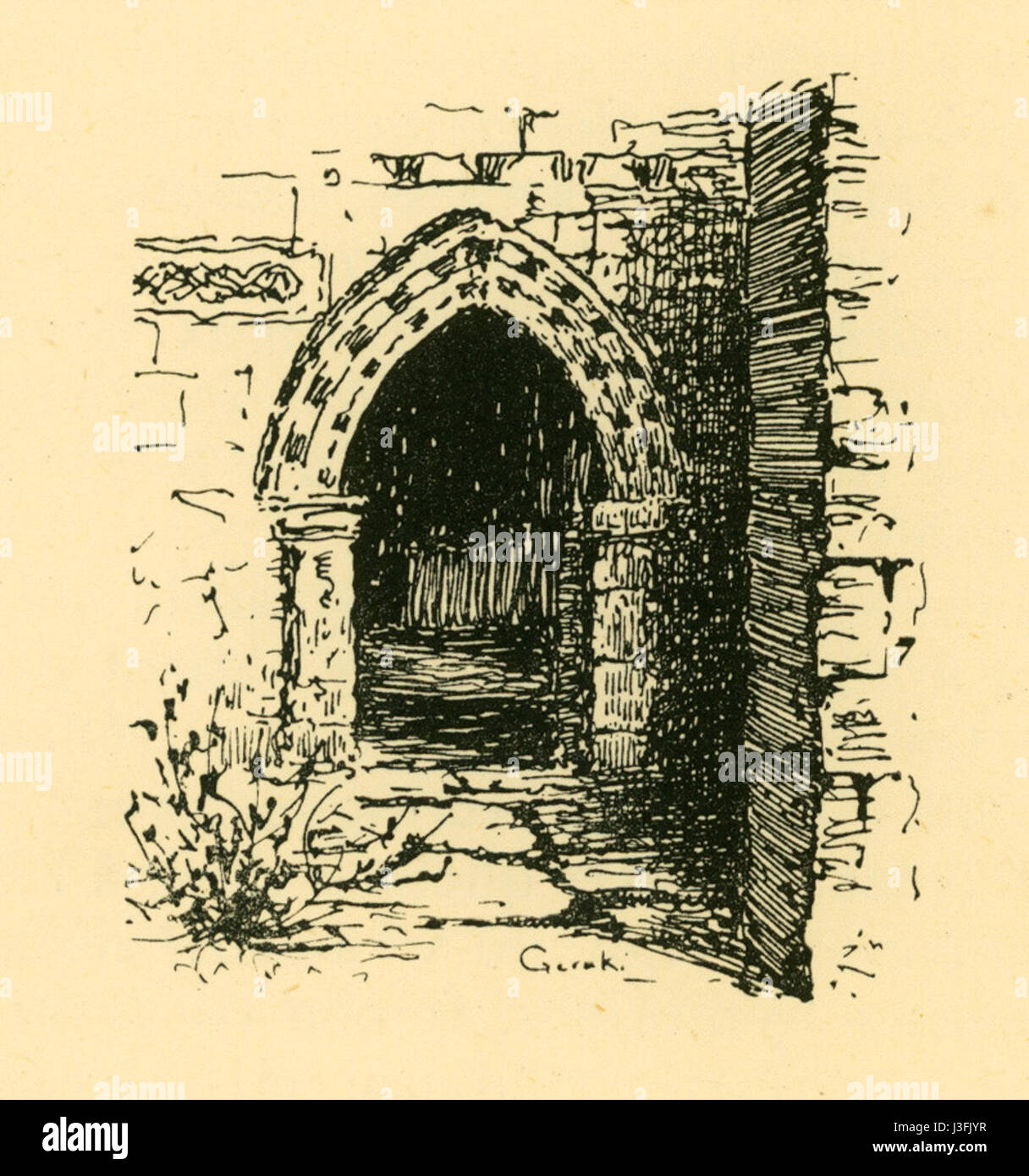 Gate in arch form hi-res stock photography and images - Alamy