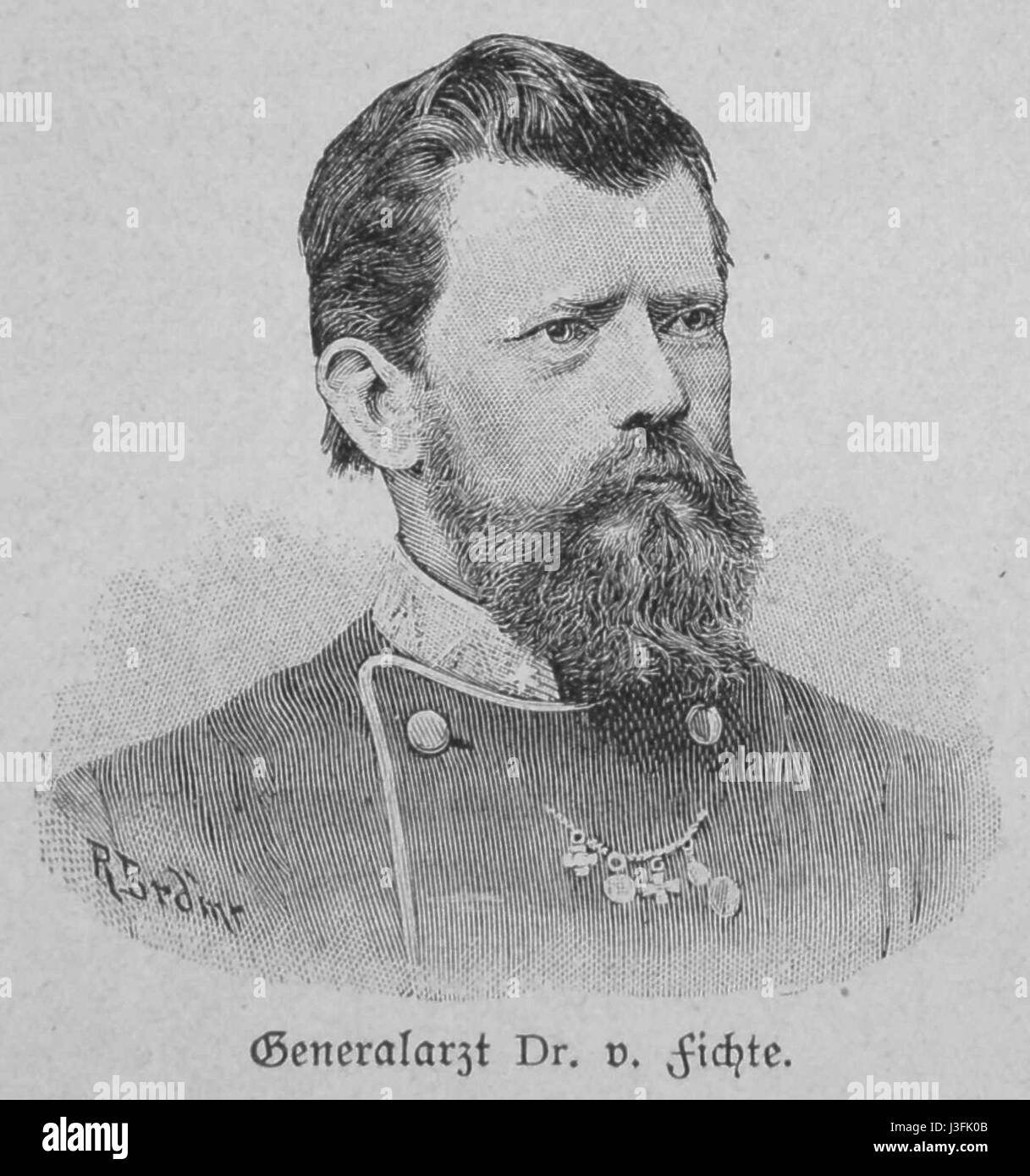 Generalarzt Dr. v. Fichte was a high-ranking German medical officer ...