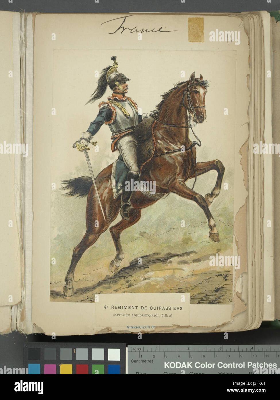 This image depicts a scene from France in 1812, capturing the ...