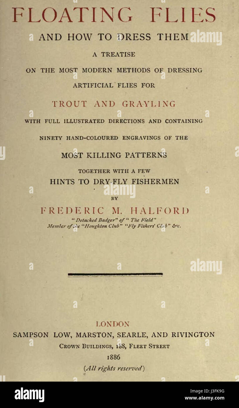'Floating Flies and How To Dress Them' is a classic guide to fly ...
