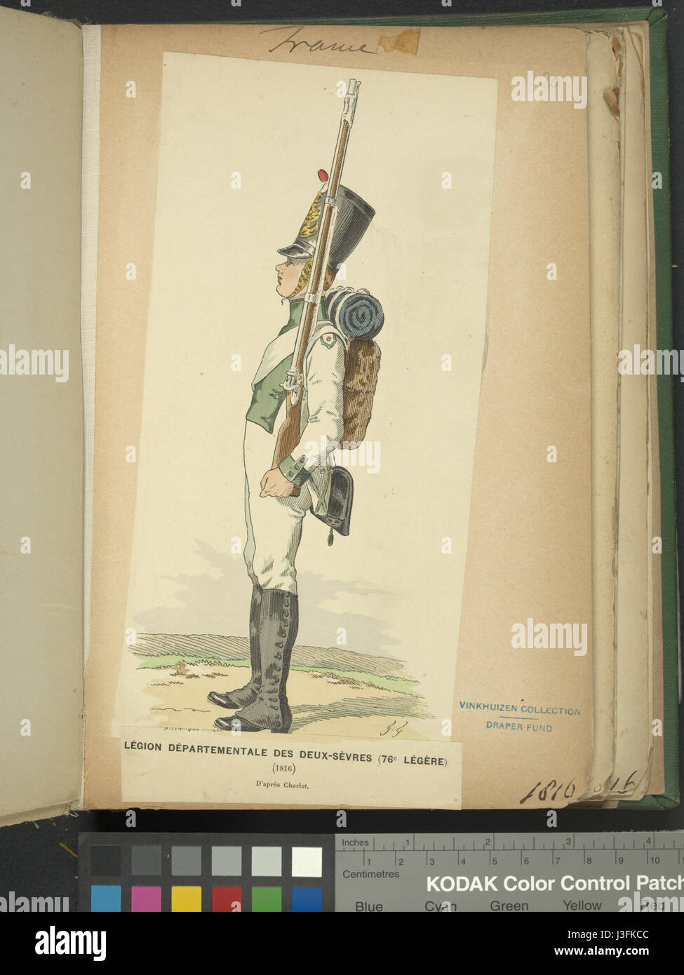 This historical map or image from France, dated 1816, offers insight ...