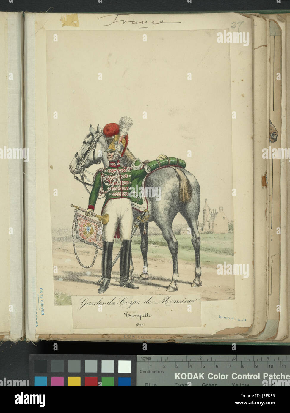 The image from 1819–1820 France, likely a historical document or ...