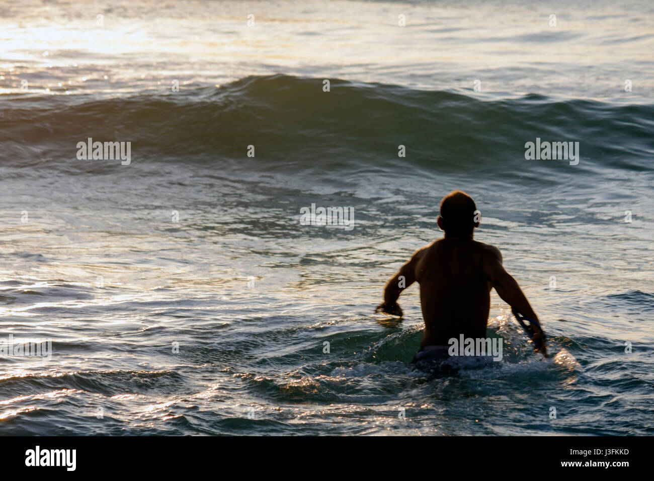 Miami Beach Florida,Atlantic Ocean water adult adults man men male ...