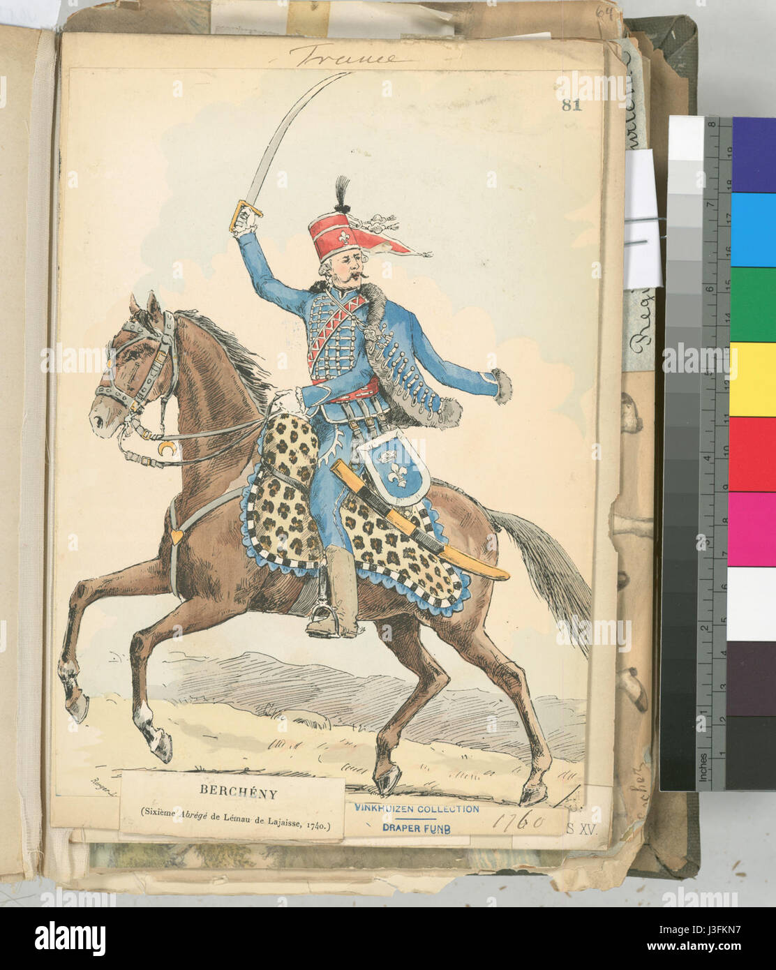 A historical reference to France during the years 1757 to 1760, likely tied to significant ...