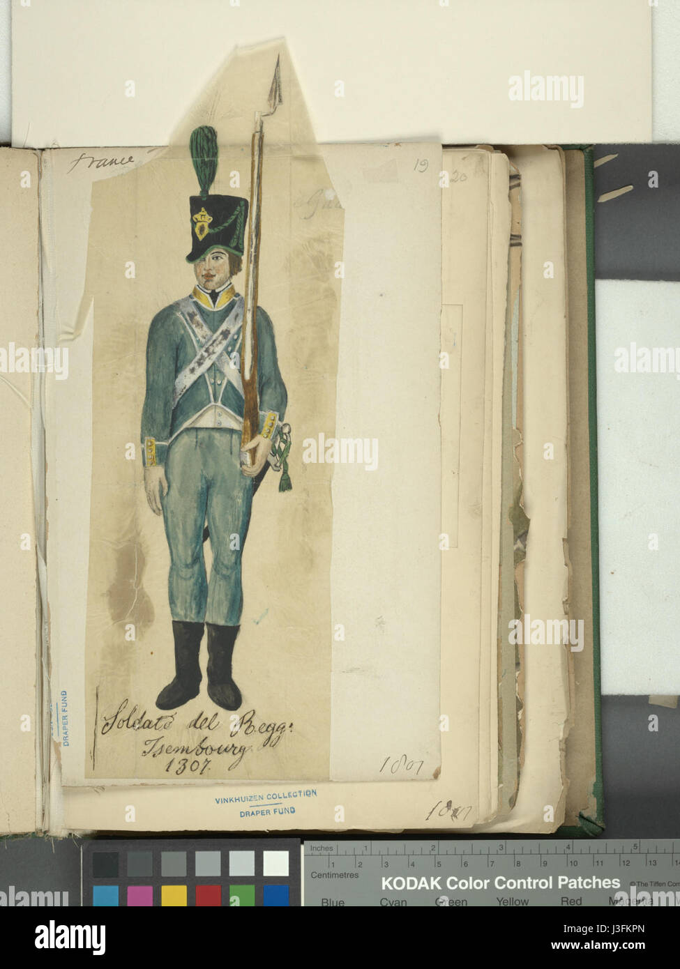 This historical reference likely pertains to a French document, image ...