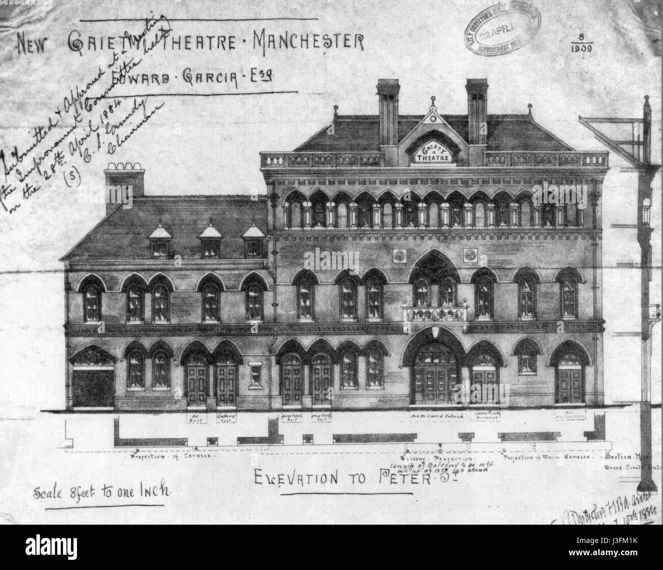 West end music theatre Black and White Stock Photos & Images - Alamy