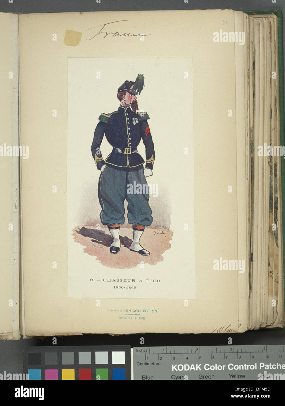 A historical view of France in 1860, depicting significant locations ...