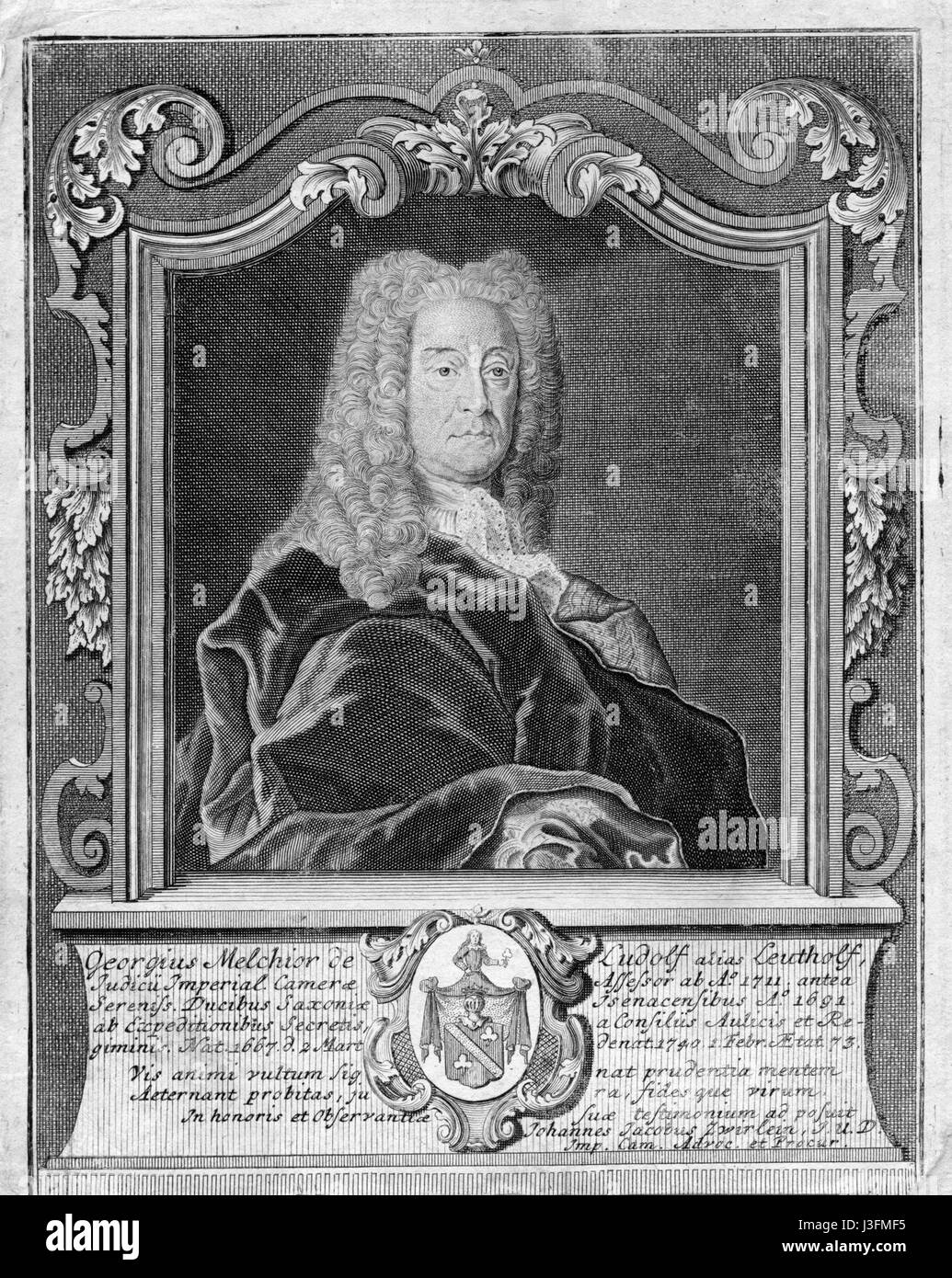 Georg Melchior von Ludolf was a German artist and engraver known for ...