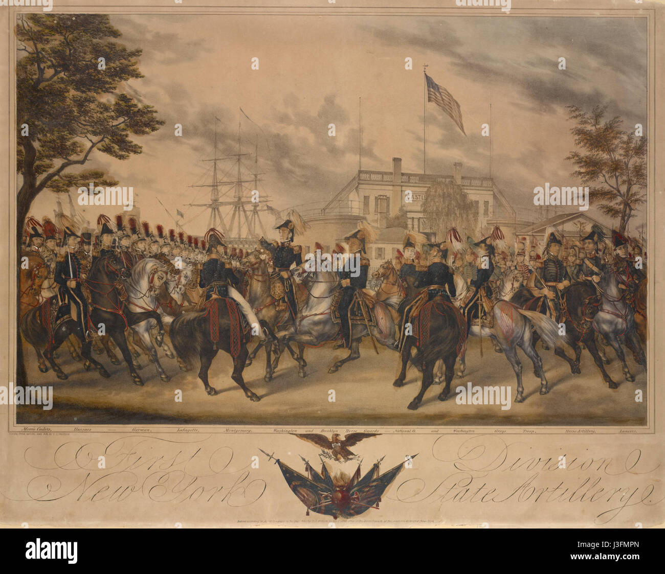 First map of new york hi-res stock photography and images - Alamy