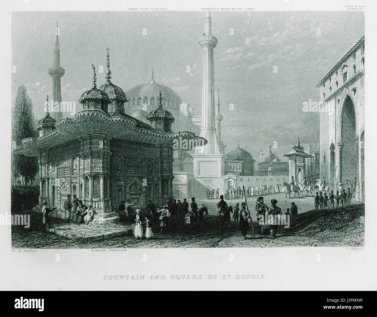 Julia Pardoeâ€™s 1839 painting captures the Fountain and Square of St ...