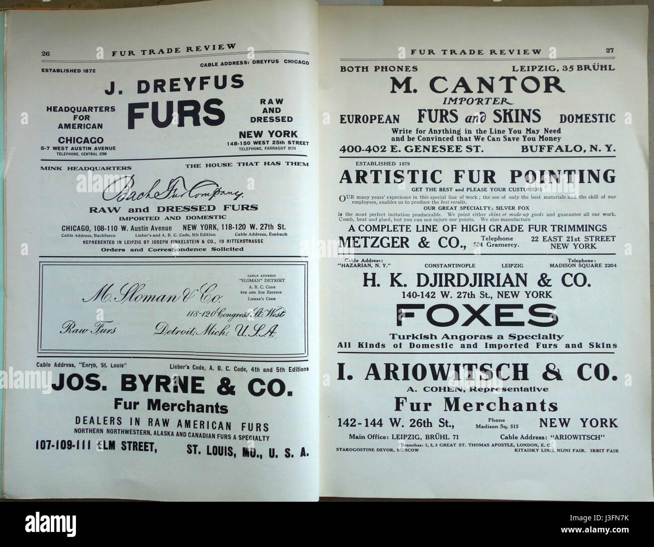 The November 1914 issue of the Fur Trade Review magazine provides ...