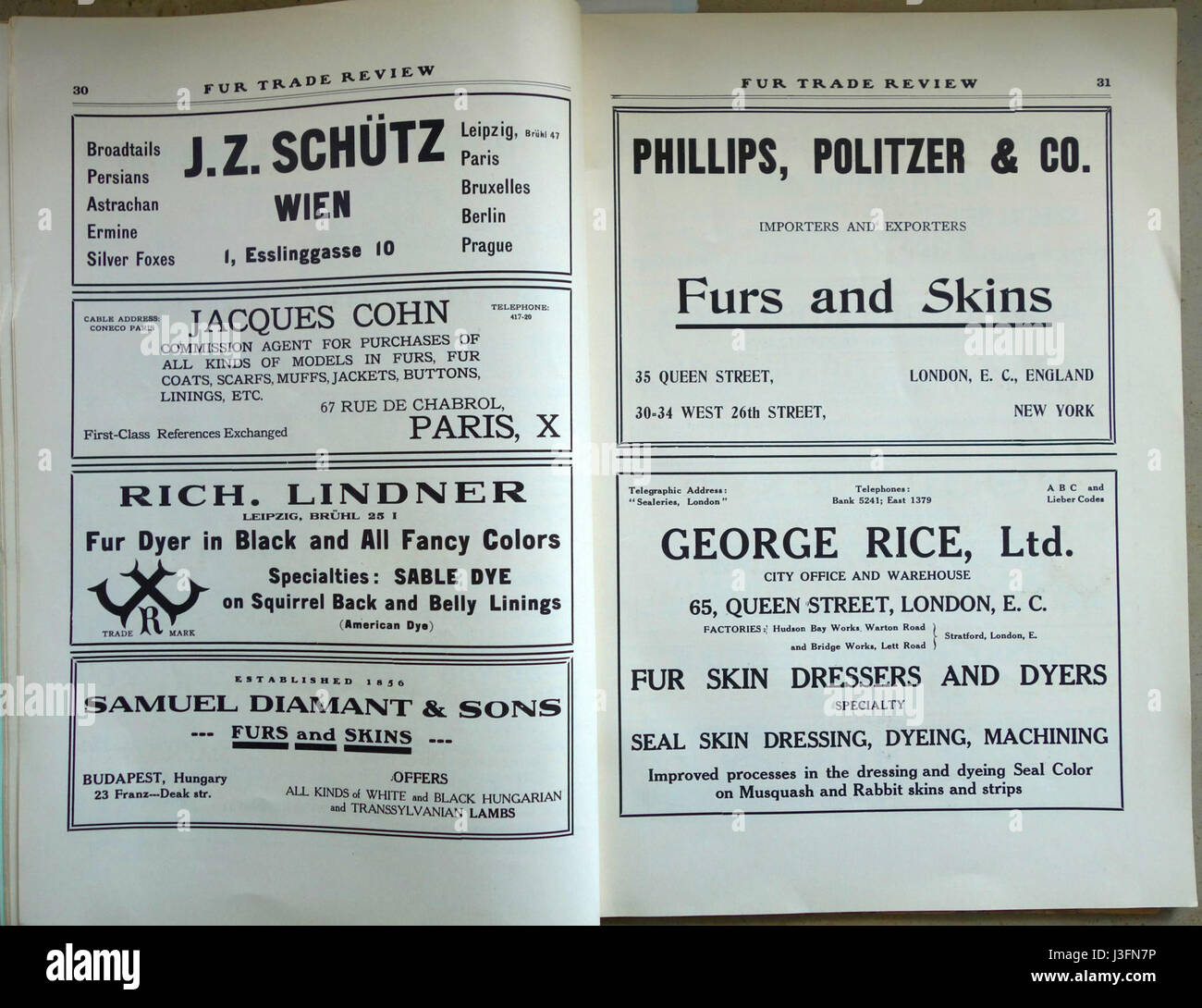 The 'Fur Trade Review' from November 1914 highlights the state of the ...