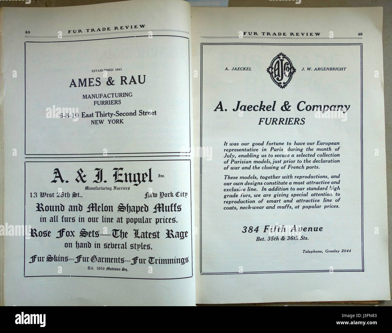 The Fur Trade Review of November 1914 is a historical document that ...