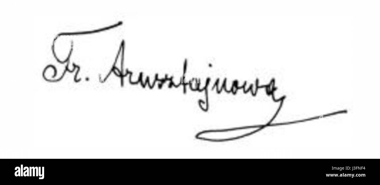 An autograph Cut Out Stock Images & Pictures - Alamy