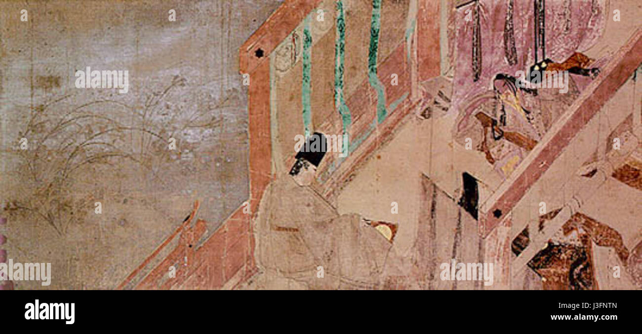 The 'Genji Emaki' (The Tale of Genji Picture Scroll) is a Japanese ...