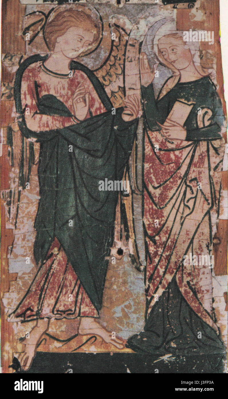 Gabriel og Maria refers to the biblical figures of Gabriel and Mary ...