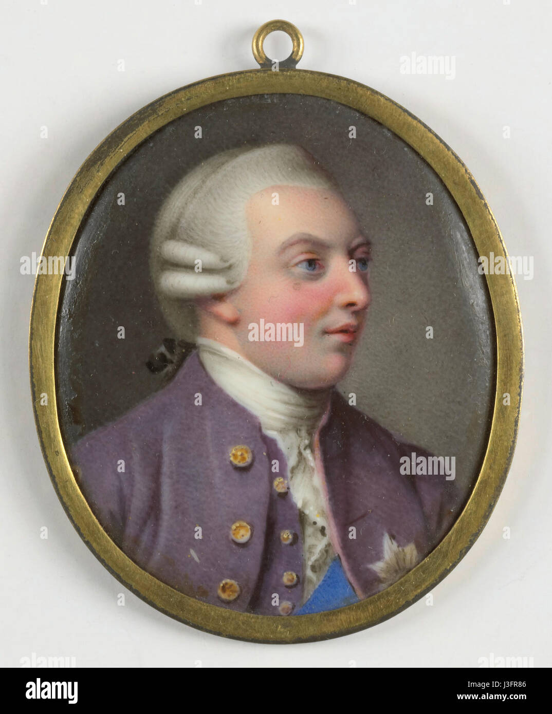 George III, King of England from 1738 to 1820, is depicted in a ...