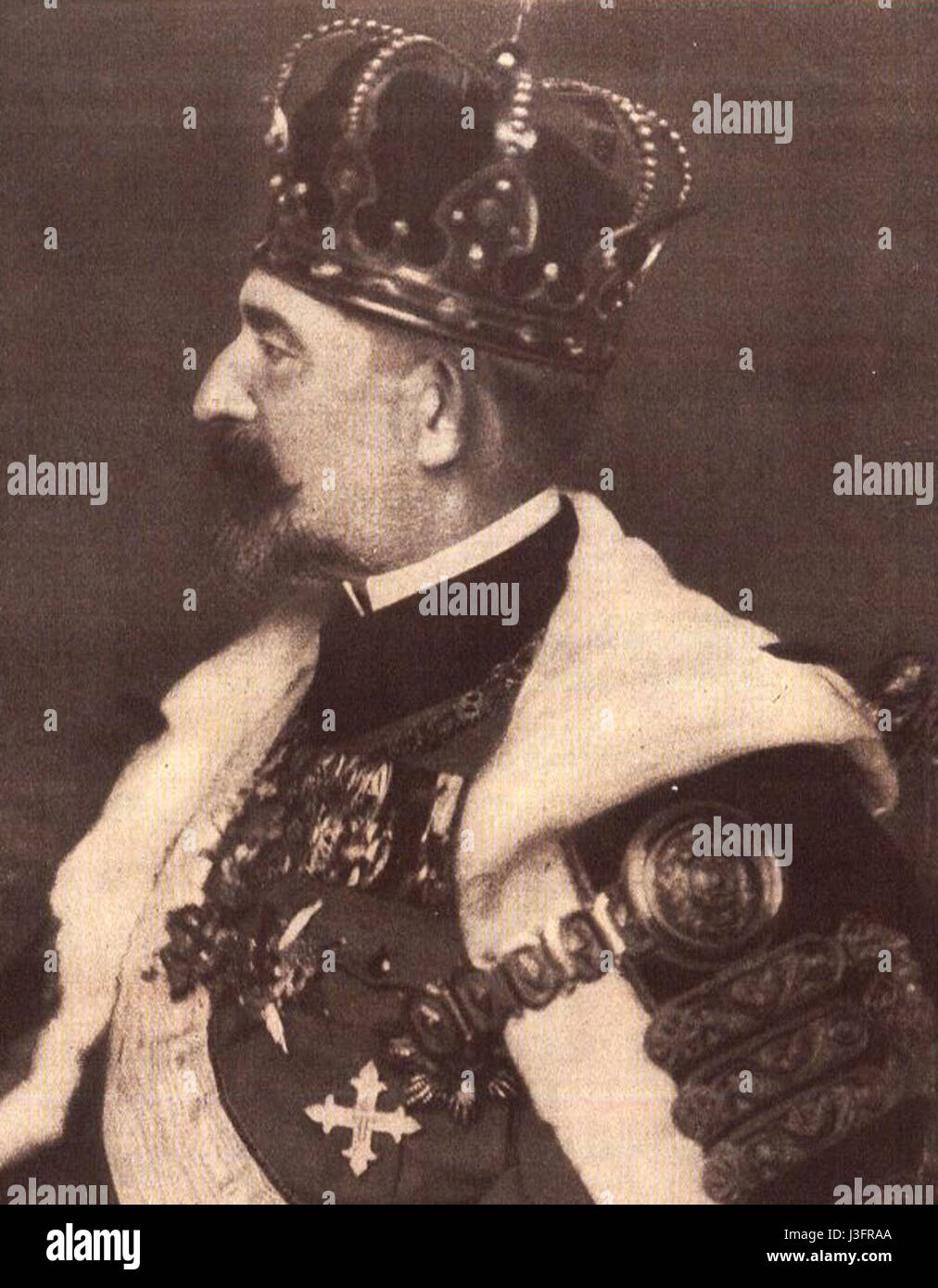 Ferdinand I of romania coronation photo Stock Photo - Alamy