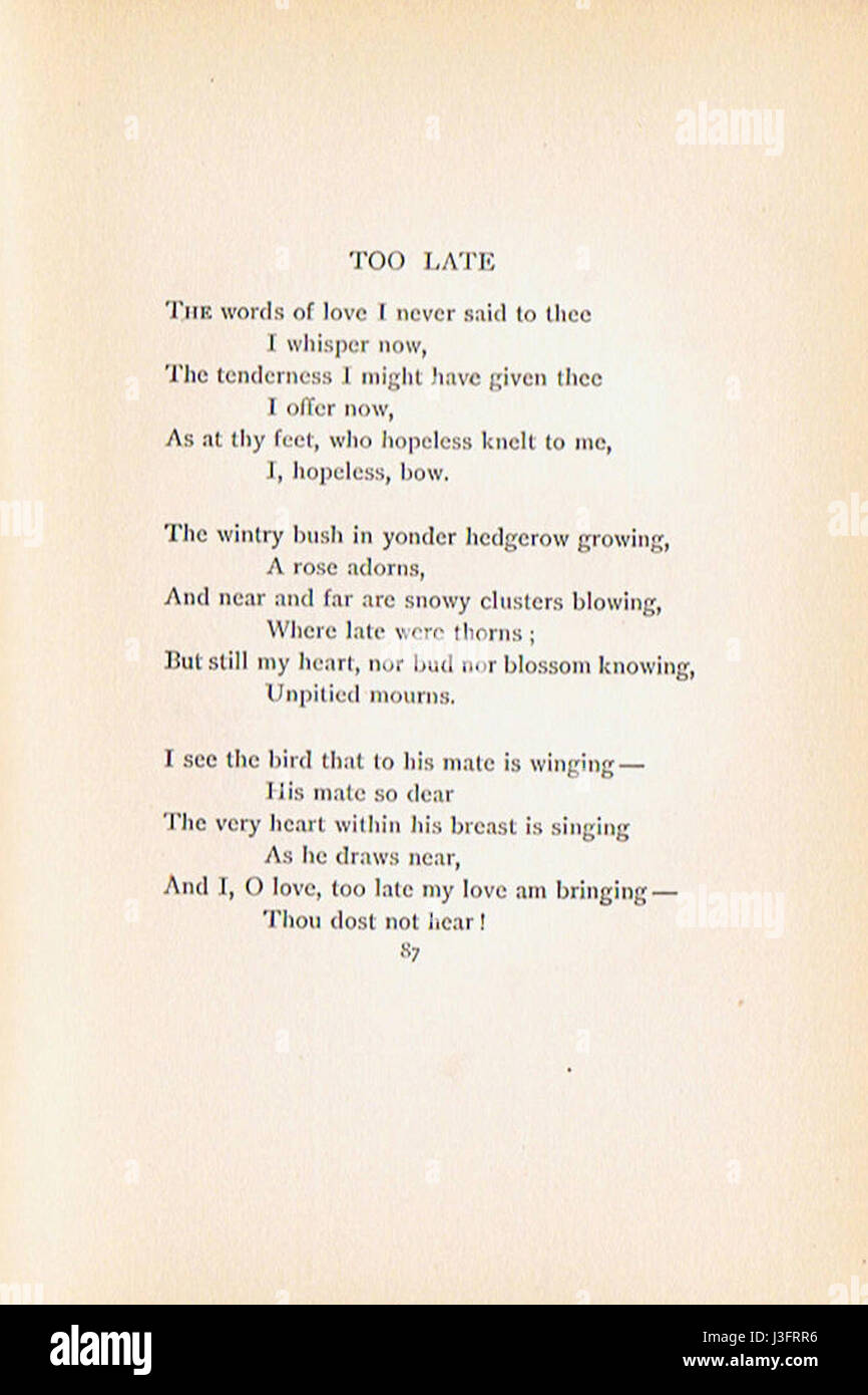 Florence Earle Coates' 1898 poetry collection features her work as a ...