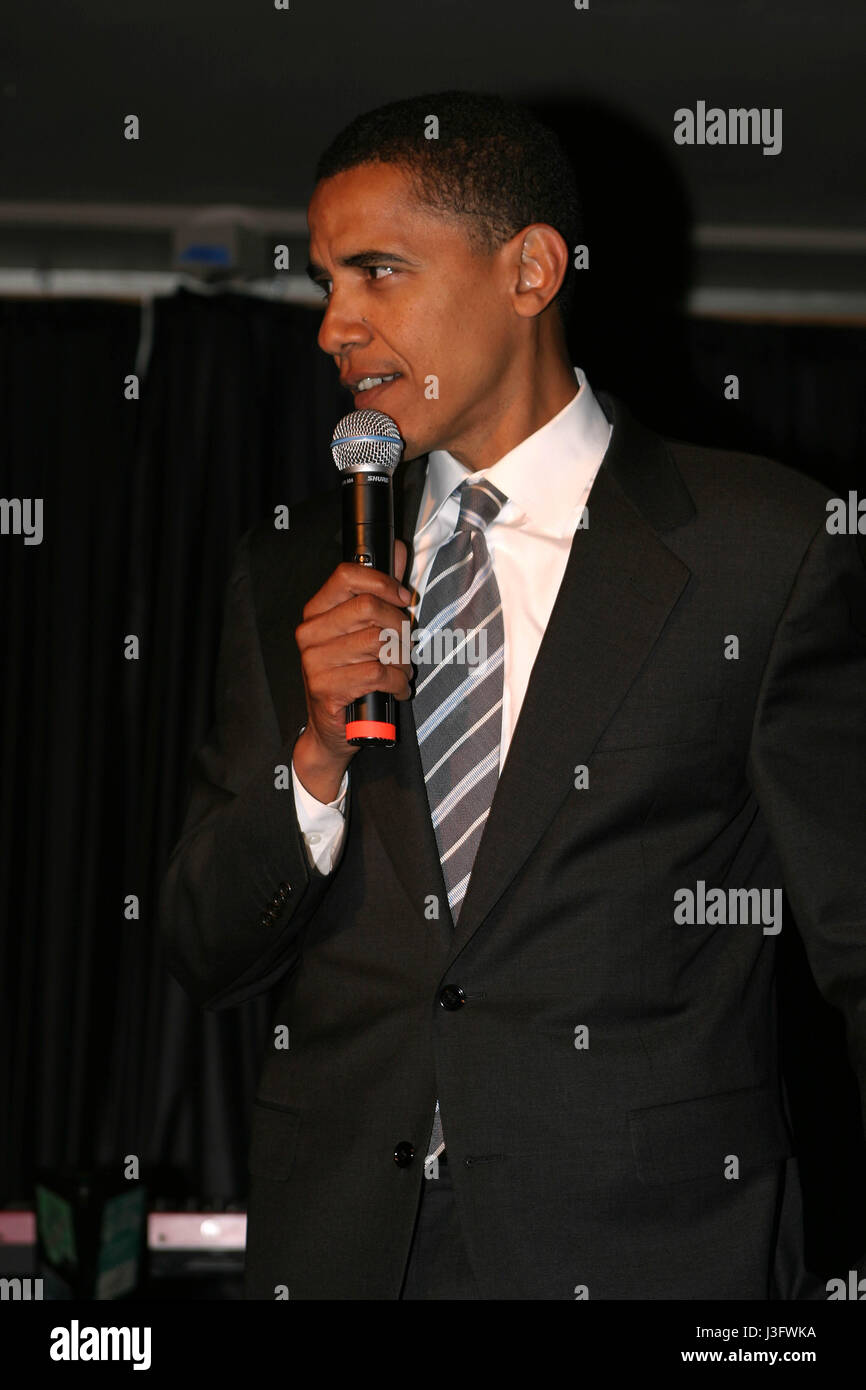 Senator Barack Obama Stock Photo - Alamy