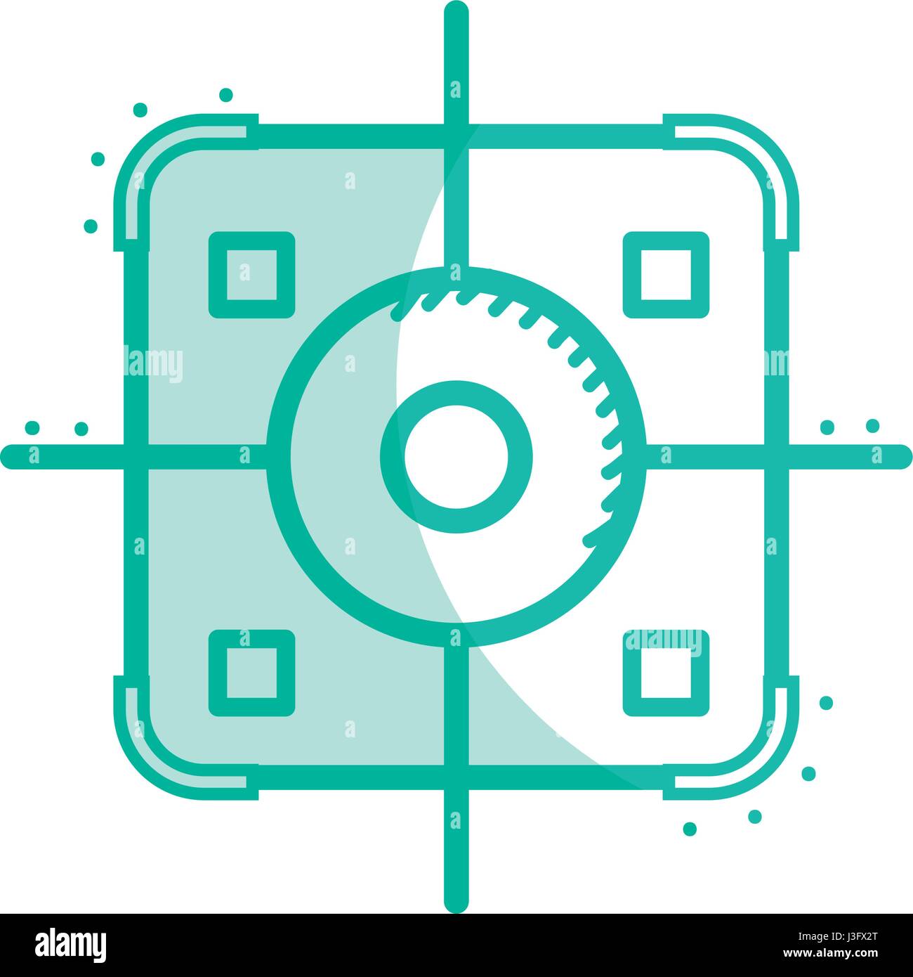 digital virtual game with shooting cursor Stock Vector Image & Art - Alamy