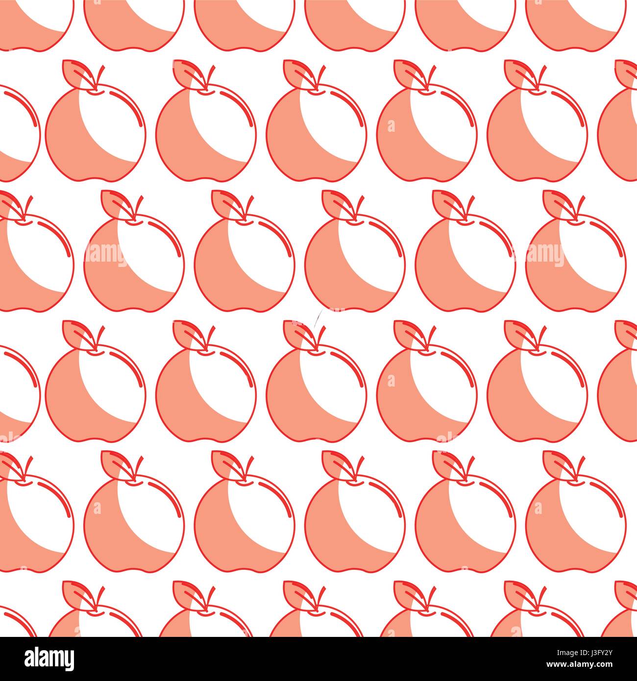delicious apple fruit background stock Stock Vector Image & Art - Alamy
