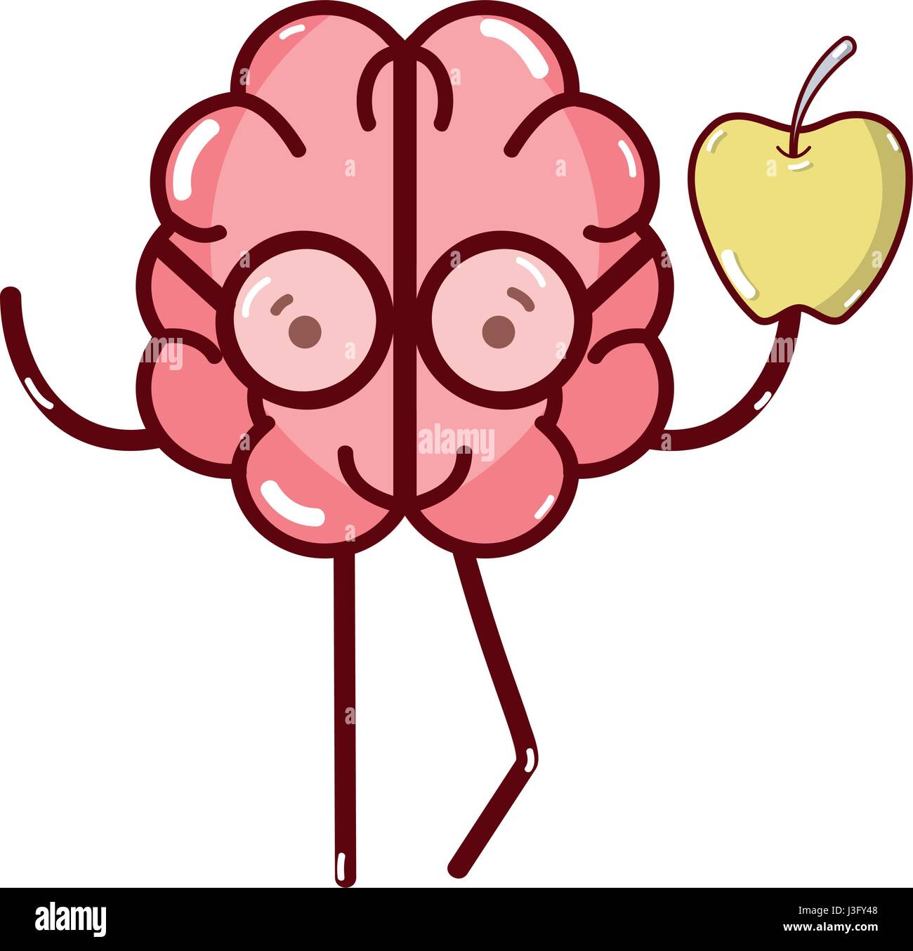 Eating brain cartoon hi-res stock photography and images - Alamy
